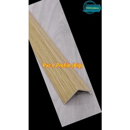 💥 PVC L profile (V) - Big * 9 ft (2pcs x 4.4 ft) - Flooring, Wall and ...