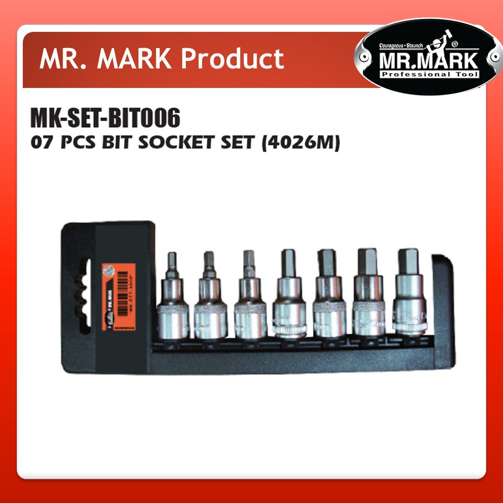 MK-SET-BIT006 (07 PCS MR MARK BIT SOCKET SET) (4026M) | Shopee Malaysia