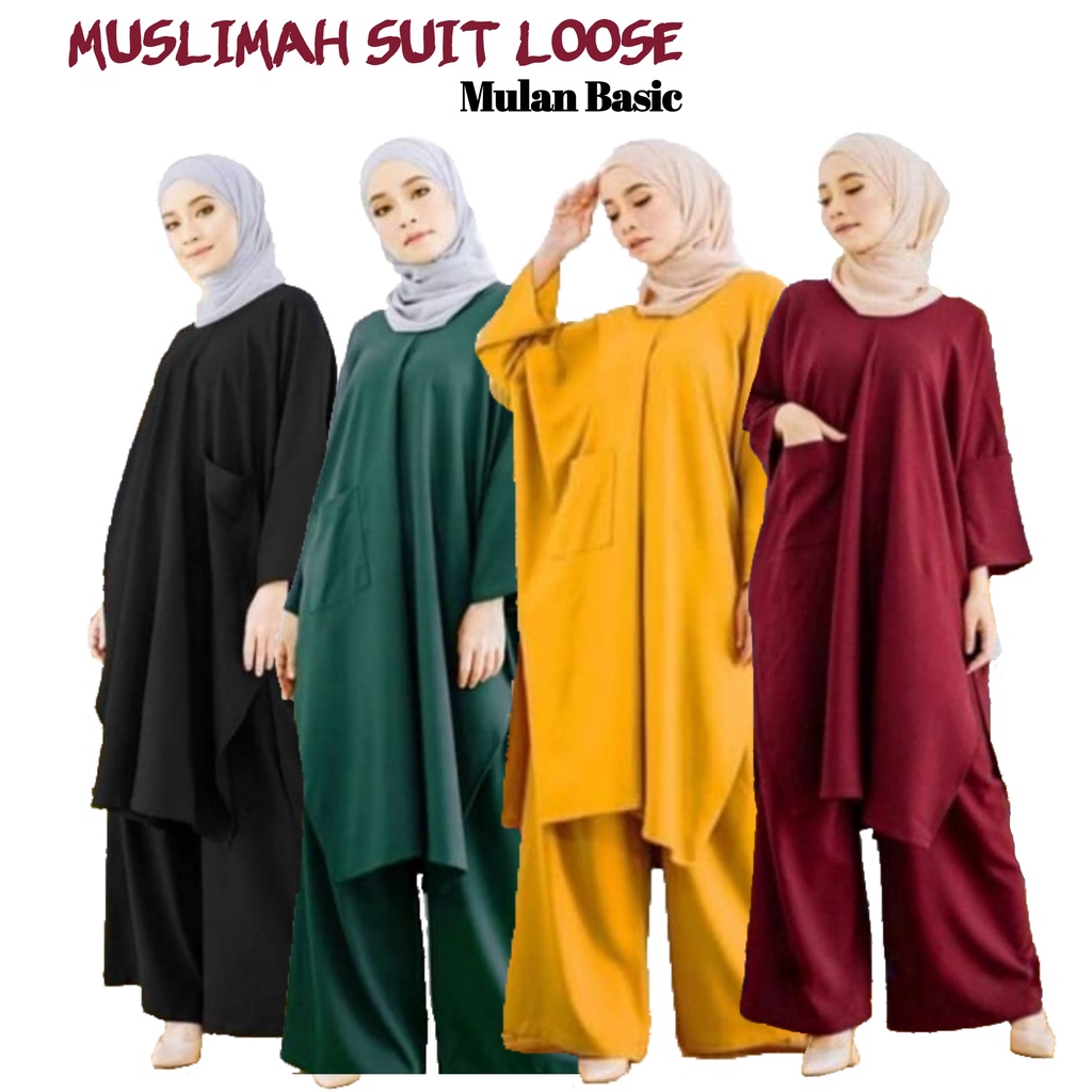 (VIRAL MUSLIMAH DRESS)NEW ARRIVAL INSPIRED BY MULAN BASIC VIRAL (READY ...