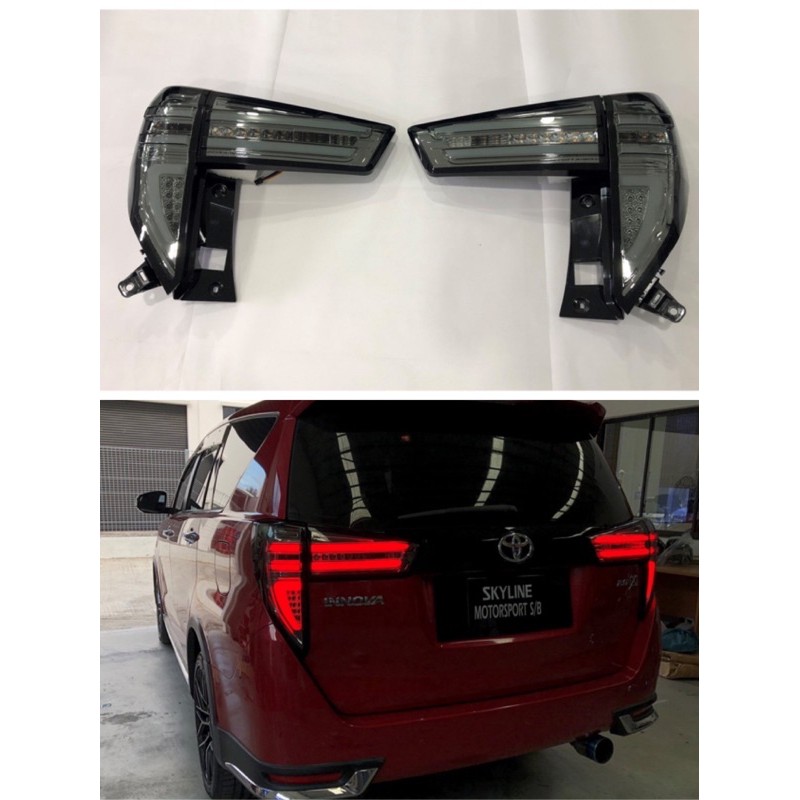 Toyota Innova Led Tail Lamp Light Bar Smoke 100% Taiwan 2016 2017 2018 ...