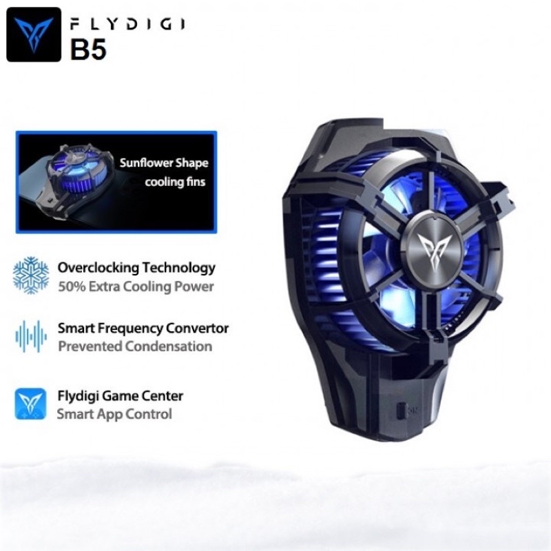 Flydigi B5 Cooling system Wired Mobile Cooling Fan Adjustable Speed of ...