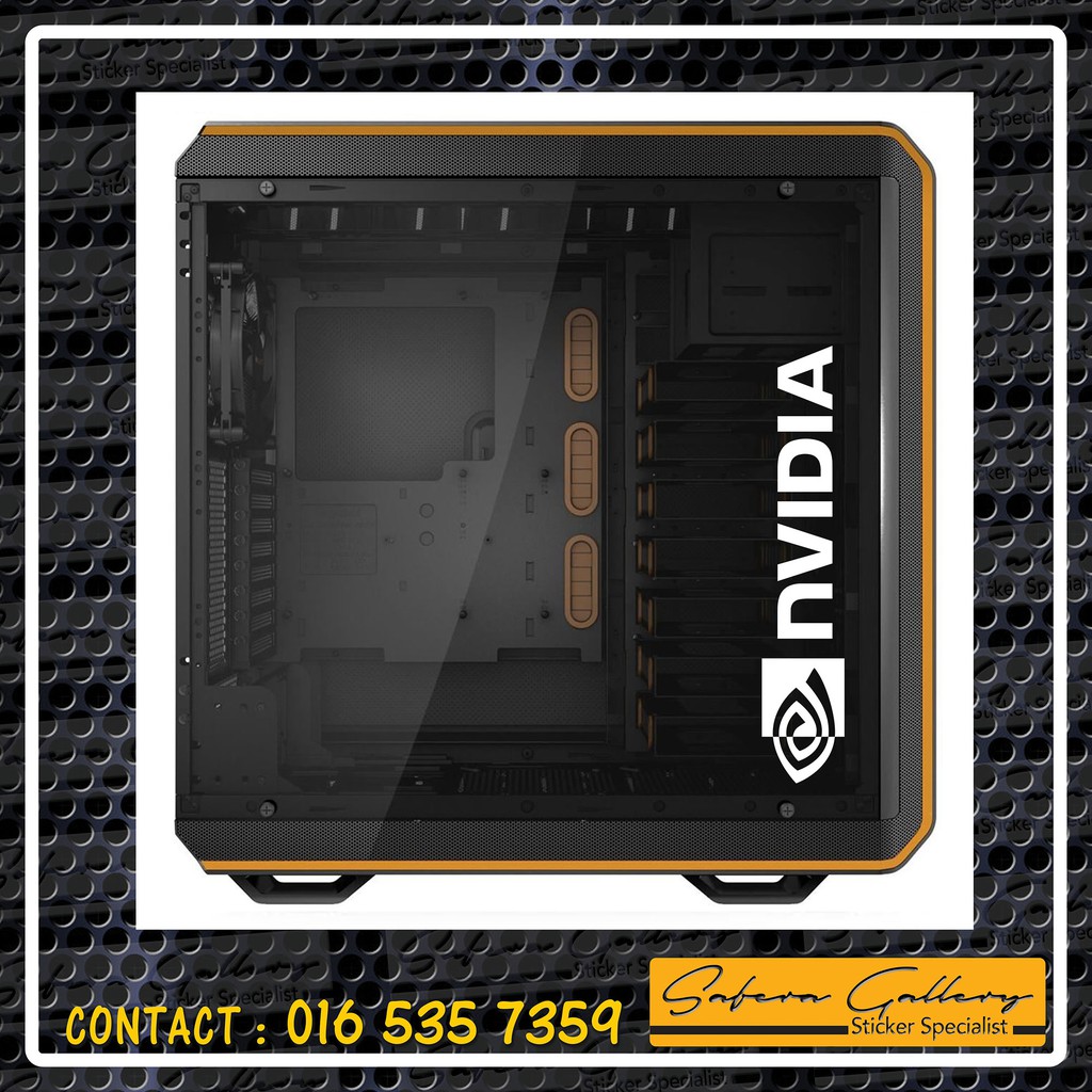 NEW STICKER PC NVIDIA LOGO A CUSTOMIZE CASE DESKTOP PC DECAL | Shopee ...