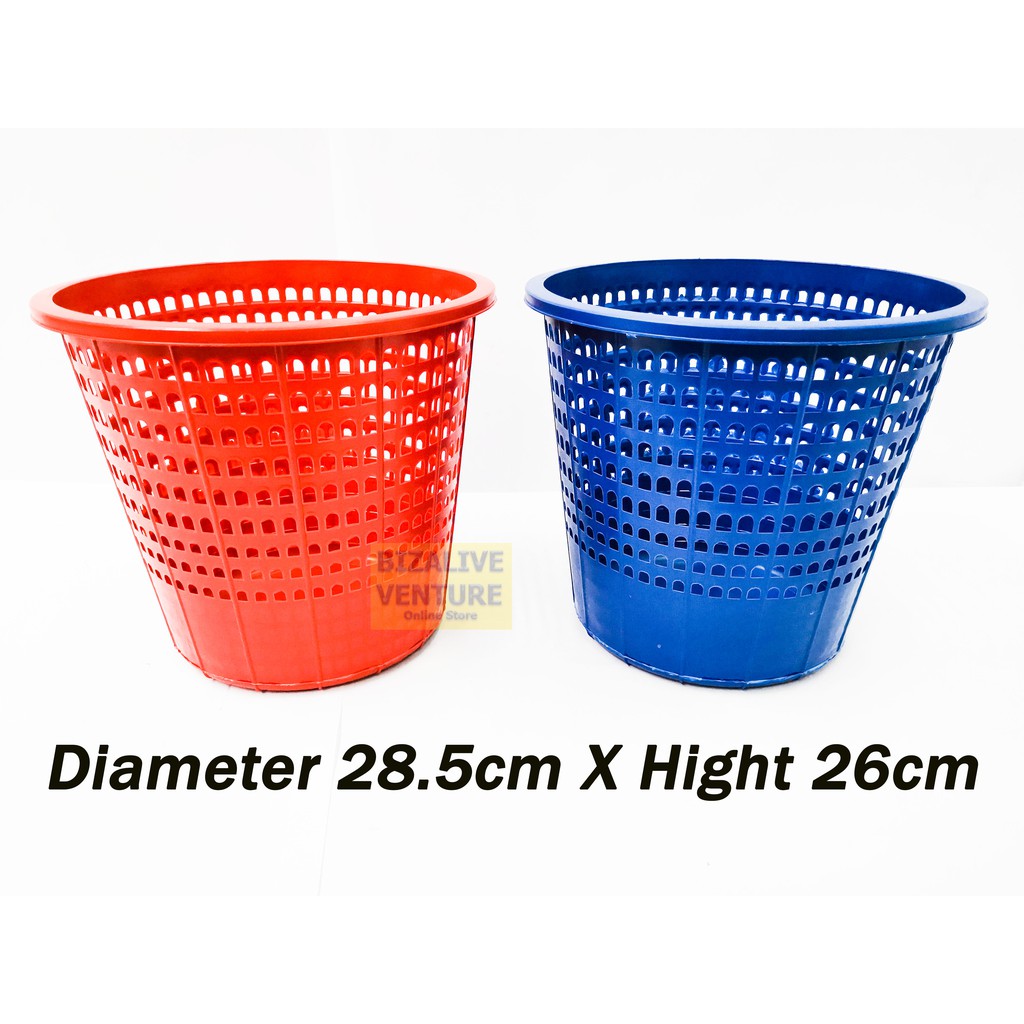 BetterWare RECYCLE Round Basket | Round Basket | Laundry Basket (BLUE / RED ) | Shopee Malaysia