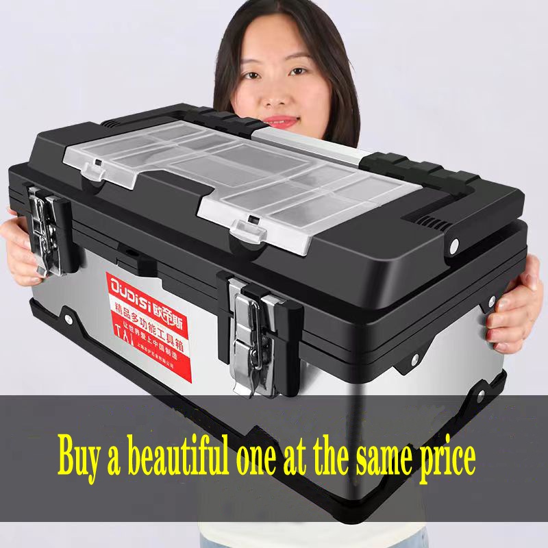 Toolbox Tetapkan Besar Multi-Function Home Tool Tool Box Tebal Membaiki ...