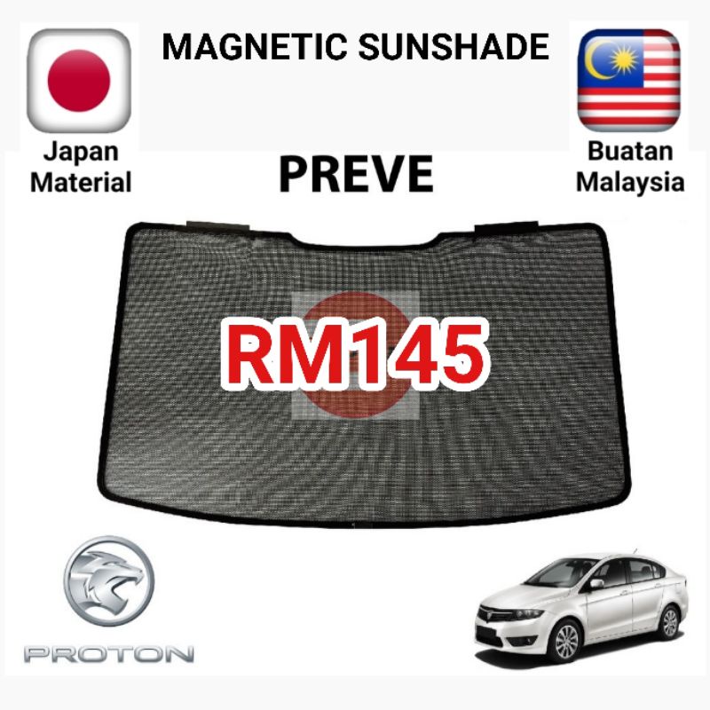 Proton Preve 2012-2021 Rear Windscreen Premium Sunshade (1 pc) | Shopee ...
