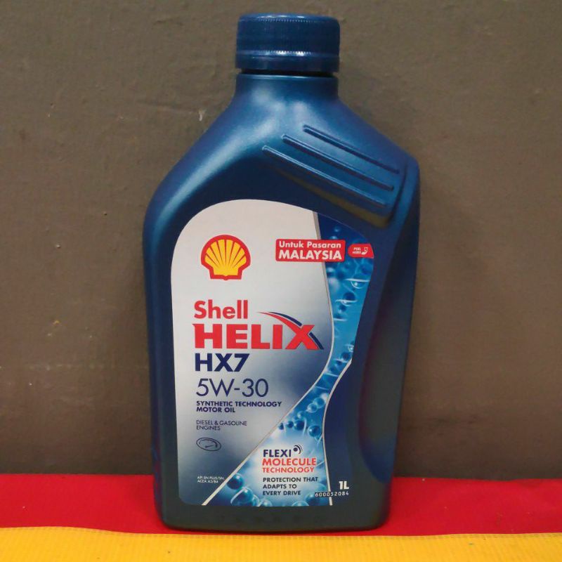 Shell Helix HX7 5W-30 (1L) Lubricant Oil - Minyak Hitam Kereta | Shopee ...