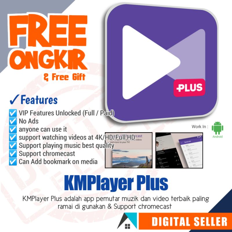 💯🆗 KMPlayer Plus MOD full Paid | app pemutar muzik dan video terbaik ...