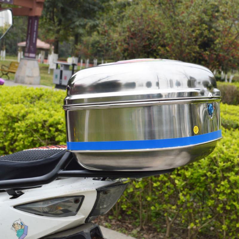 Top Box Motorcycle XL Electric Bike Trunk Motorcycle Stainless Steel ...