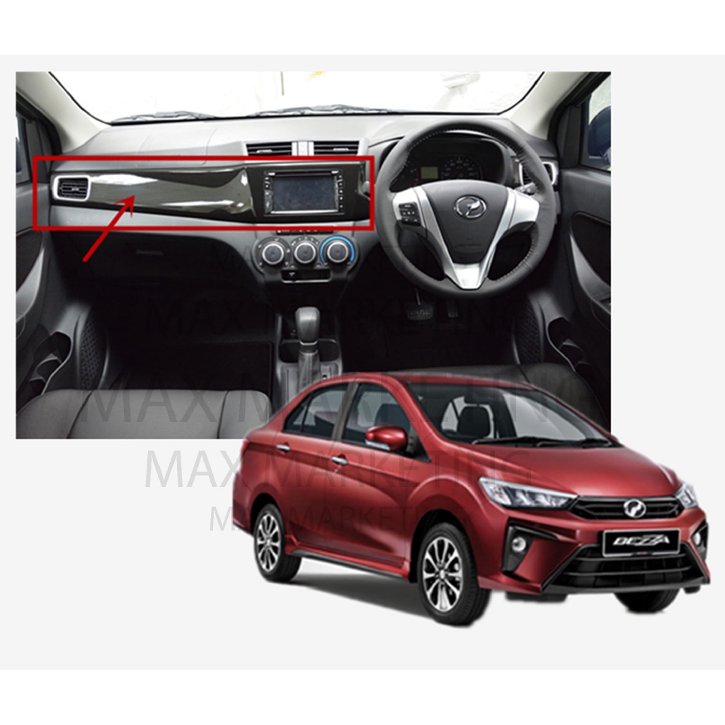 PERODUA BEZZA ANDROID CAR CASING PLAYER (10~1INCH,UV) SHINY BLACK ...