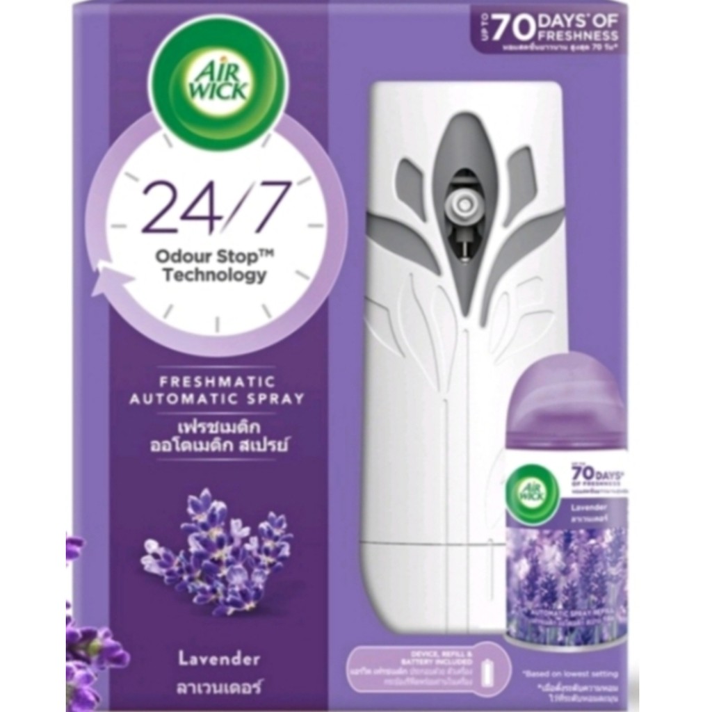 Air Wick Freshmatic Starter Air Refreshener Lavender /cherry blossom ...