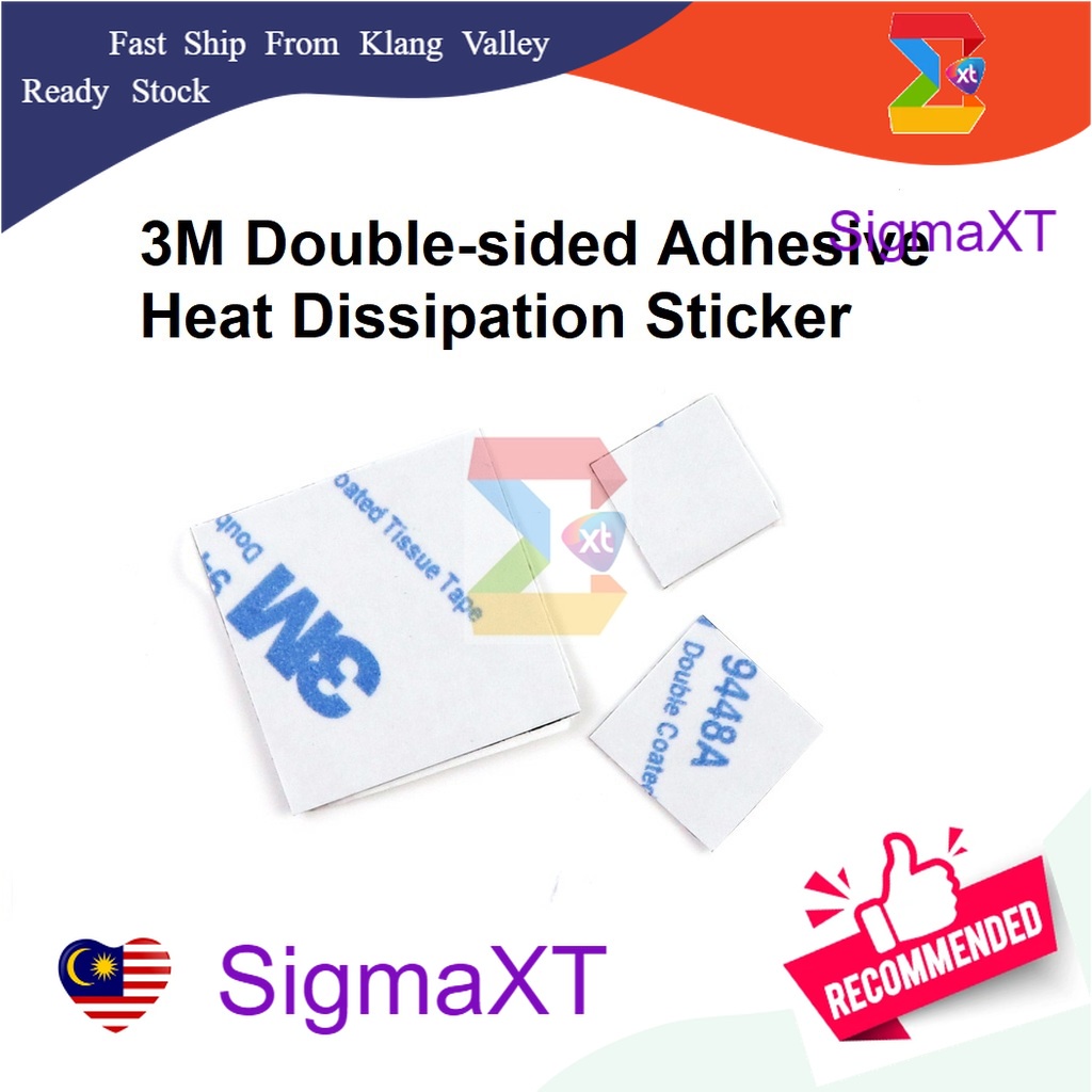 Thermal Sticker, 3M Double-sided Adhesive Heat Dissipation Sticker for ...