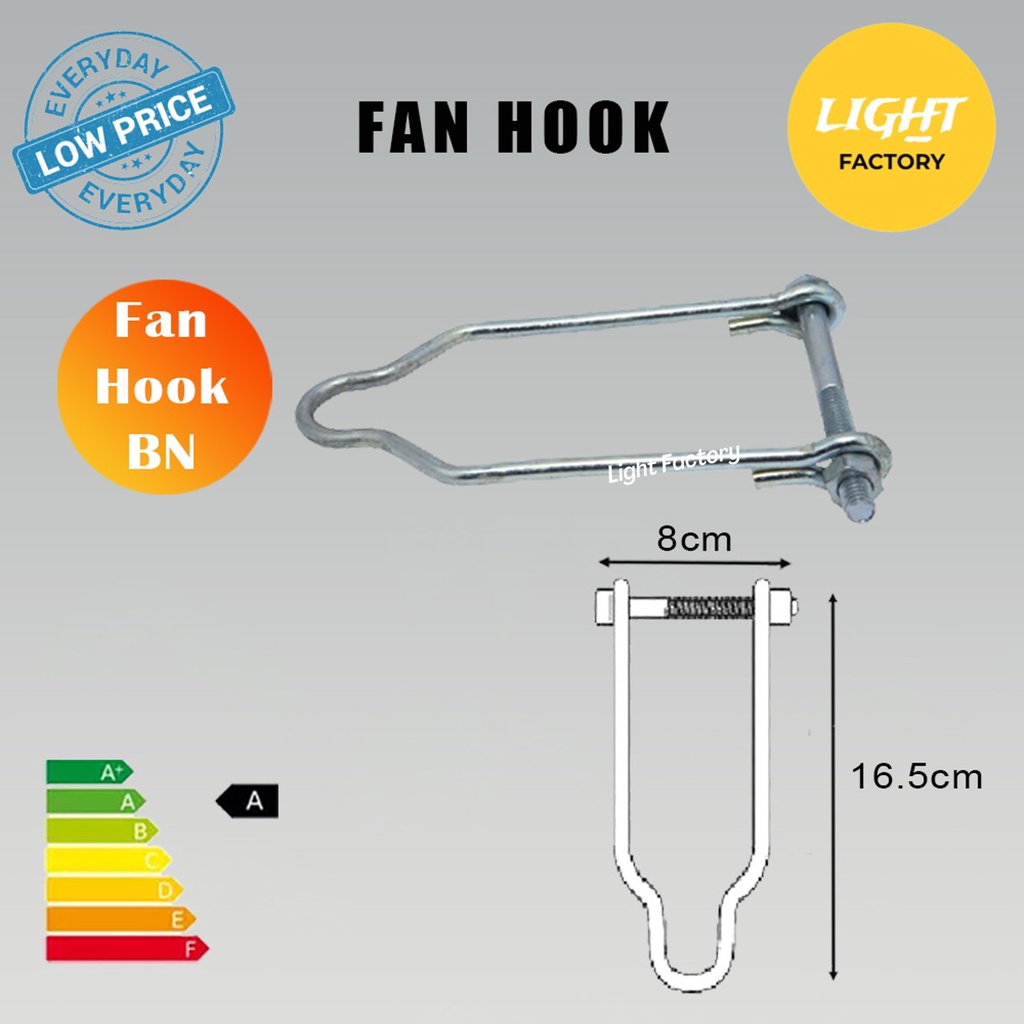 Fan Hook Ceiling Fan Hook Kipas Ceiling | Shopee Malaysia