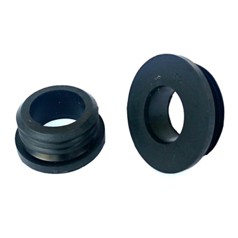 Toilet WC Black Rubber Cone For Lower Level Cistern Pipe & RUBBER SPUD ...