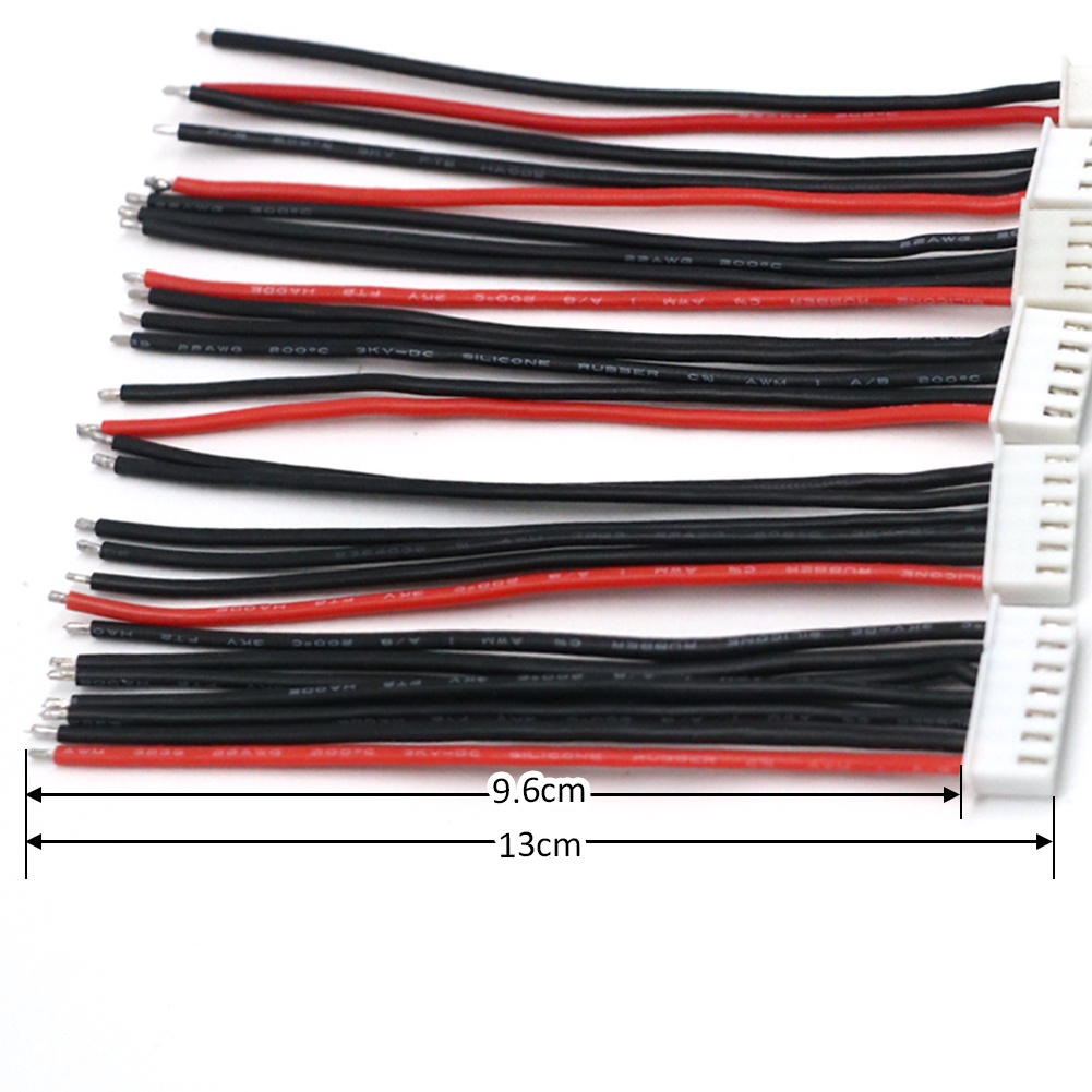 10 pcs 1S 2S 3S 4S 5S 6S Lipo Battery Balance Charger Cable IMAX B6 ...
