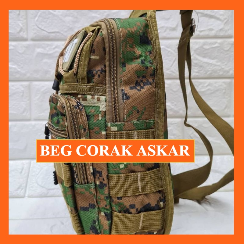 Beg Silang Dada Design Askar Lelaki Sling bag Crossbody bag Army bag ...
