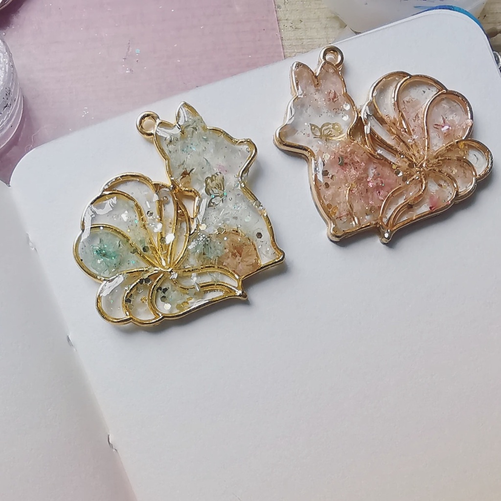 Fox Flower Preserved Frame Handcrafted Handmade Epoxy Resin Art (Custom ...