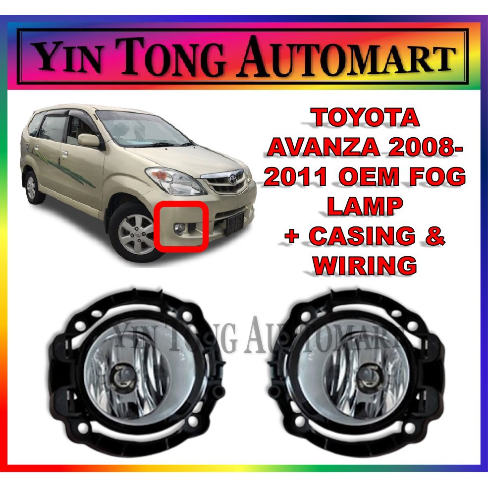 Pentair Toyota Avanza 2007 2008 2009 2010 2011 Fog Lamp Spot Light Full ...