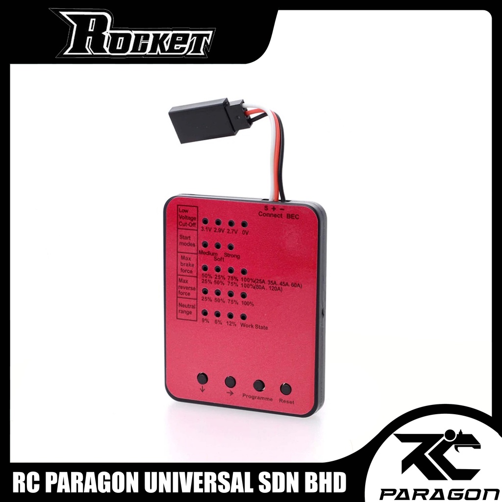 Surpass Hobby LED ESC Program Card Programming Electronic Speed ...