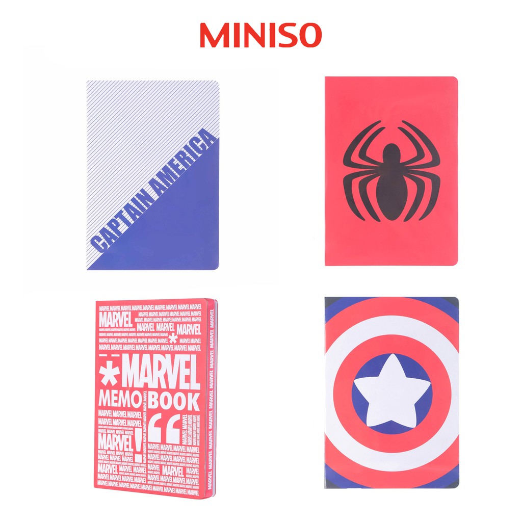 MINISO x MARVEL A5 Logo Memo Book | Shopee Malaysia