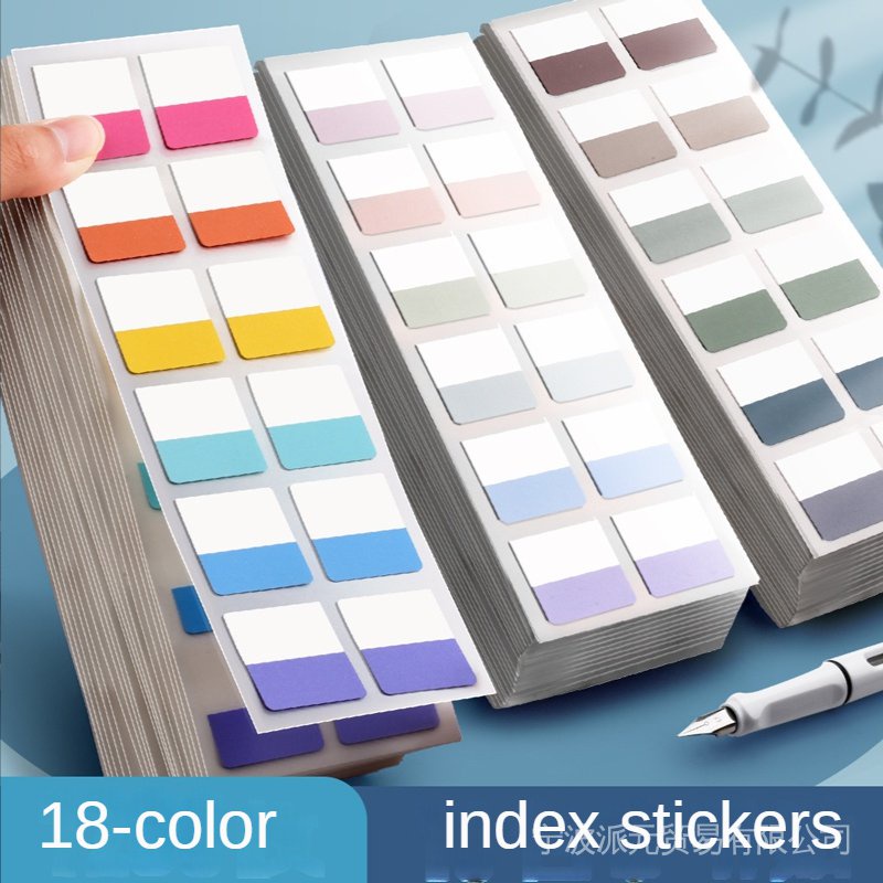 Index Notes Sticky Label Stickers Note Paper Bookmark Mark Small Strips ...