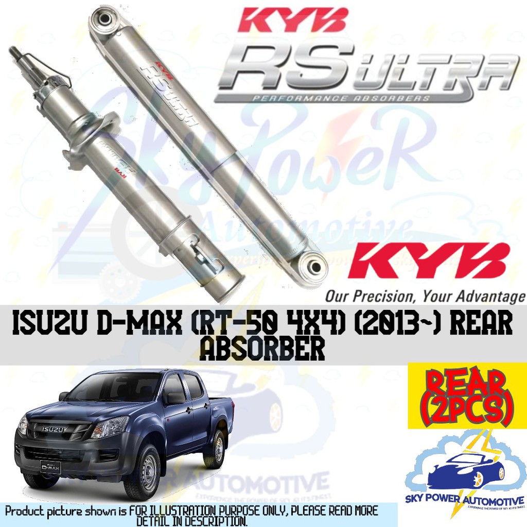 ISUZU D-MAX DMAX (RT-50 RT50 4X4) (2013~) KAYABA (KYB) RS-ULTRA HEAVY DUTY & HIGH-PERFORMANCE ...