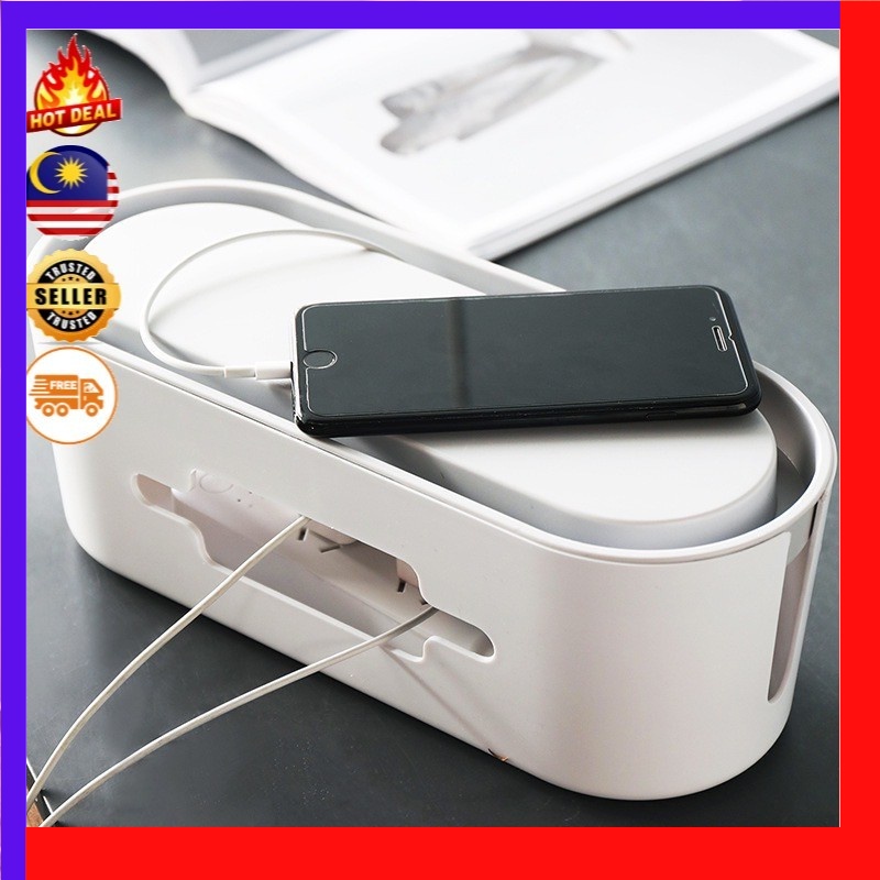 Extension Cable Plug Socket Organizer Storage Box Plug Cable Socket ...