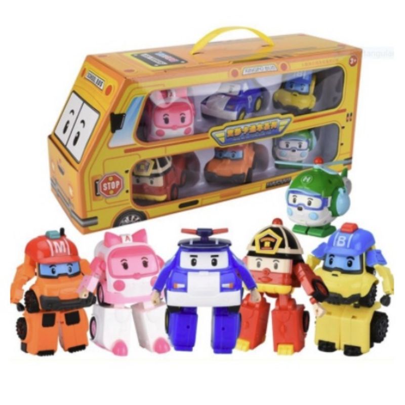 HOT⚡️Robocar Transformation Car | Policar Toy for | Shopee Malaysia