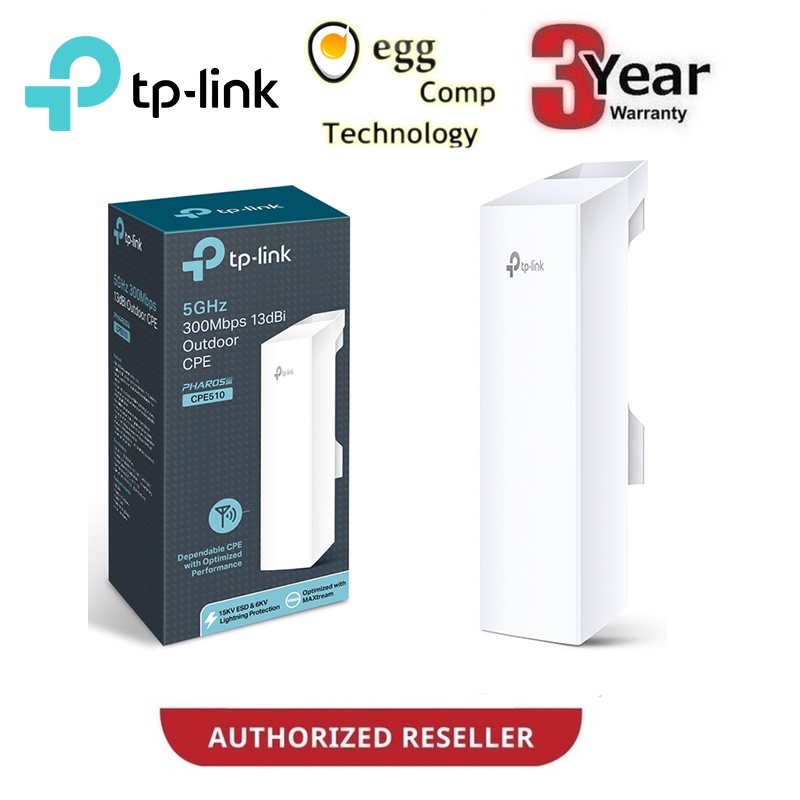 TP-LINK CPE510 5GHZ 300MBPS 13DBI OUTDOOR CPE CPE510 15KM+ | Shopee ...