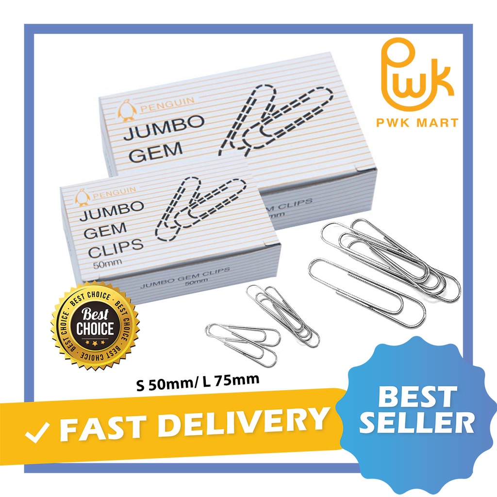 GIANT JUMBO PAPER CLIP - 50MM / 75MM | Shopee Malaysia