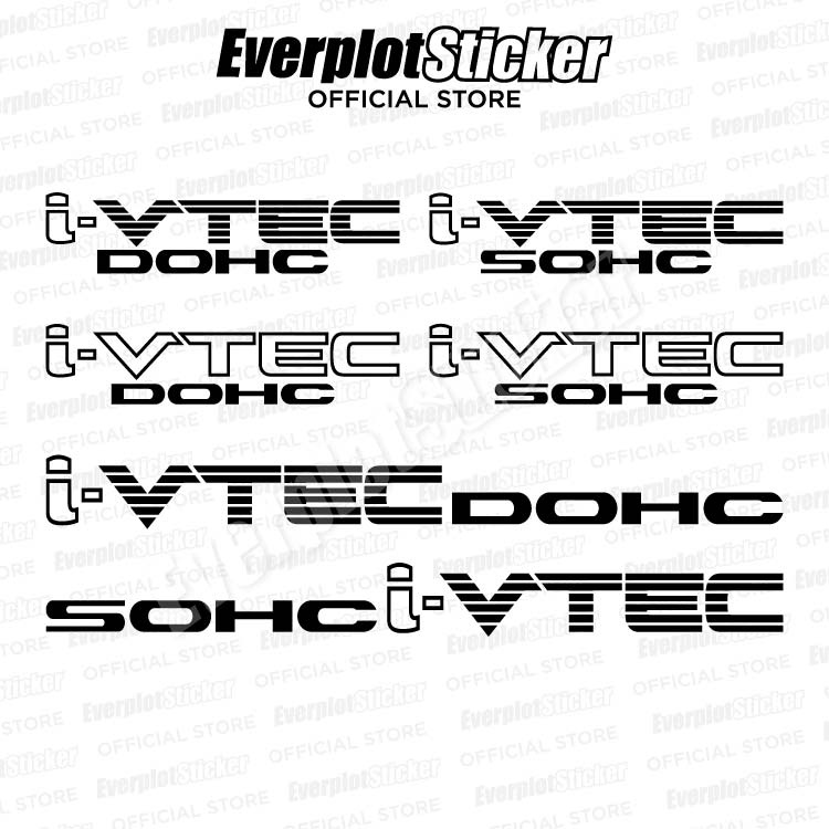 🔥readystock🔥 Honda I Vtec Dohc Sohc Door Side Sticker City Civic