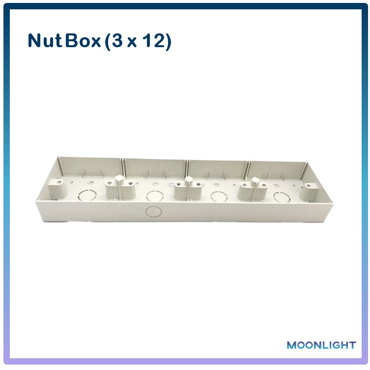 PVC Nut Box Surface for Switch Socket Base Box 3 x 3 / 3 x 7 / 3 x 10 / ...