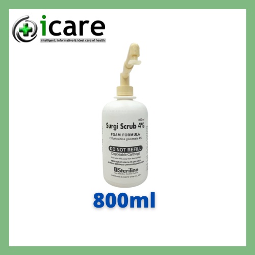 SURGI SCRUB 4% FOAM FORMULA 800ML ( EXP DATE:10/2024 ) | Shopee Malaysia