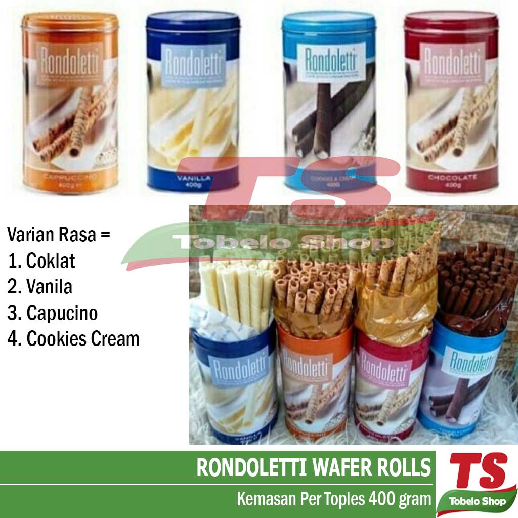 RONDOLETTI WAFER ROLL 400 GRAM / ASTOR RONDOLETTI / WAFER STICK ...