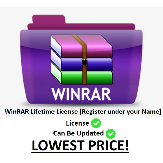 WinRAR Lifetime License [Registered under your email] | Shopee Malaysia