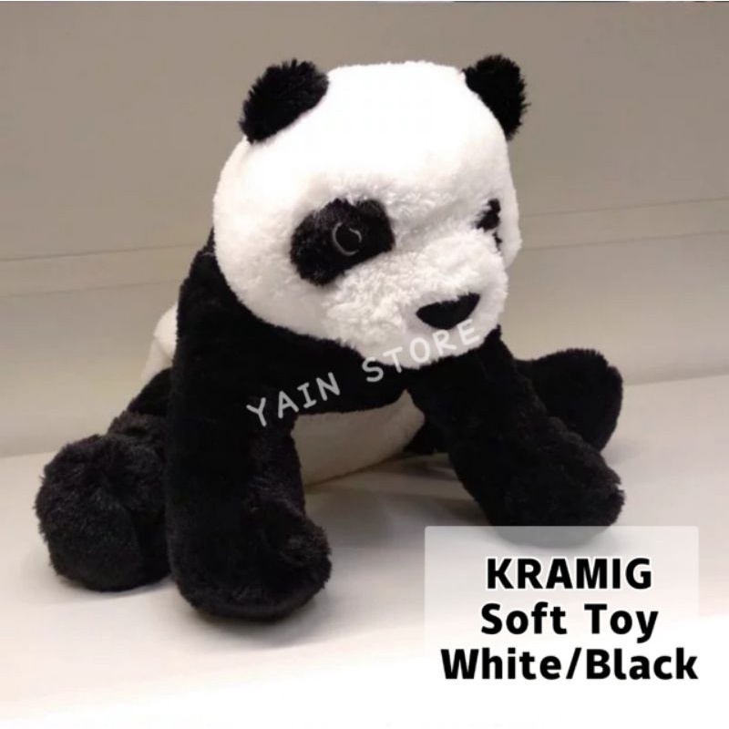 【Ready Stock】Branded 100% Original KRAMIG Soft Toy, White/ Black, Panda ...