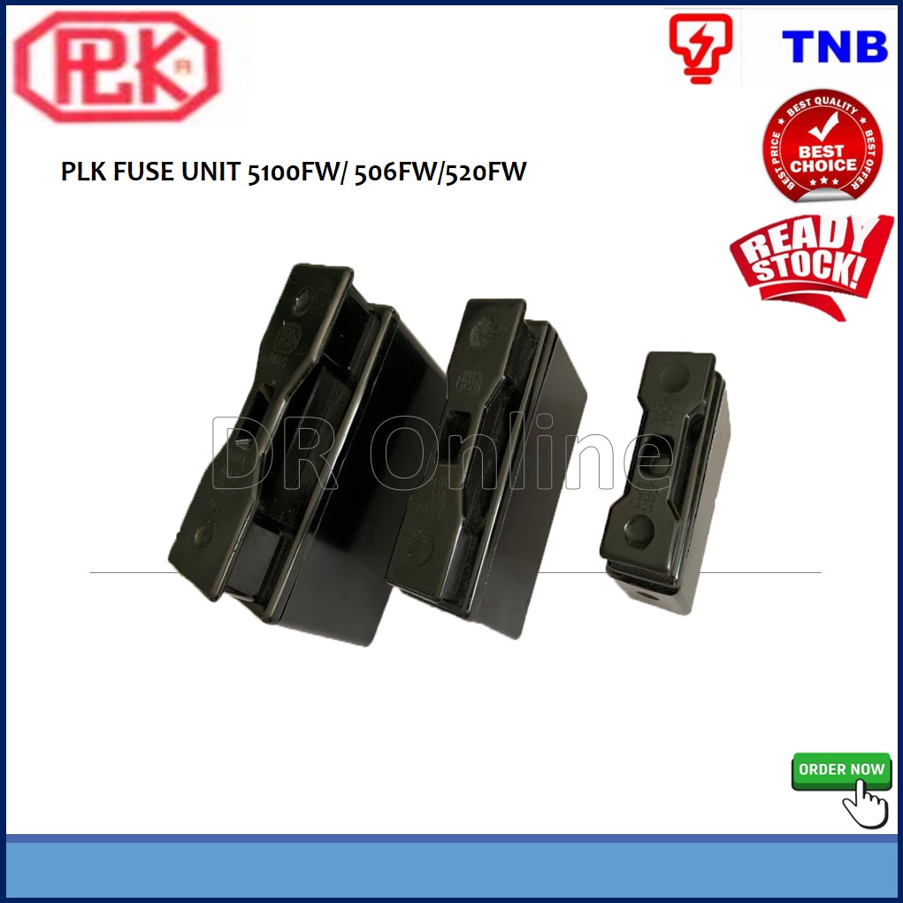 PLK Fuse Carrier Fuse Holder With Fuse 6A, (PLK520FW+FE02/F21-6A ...
