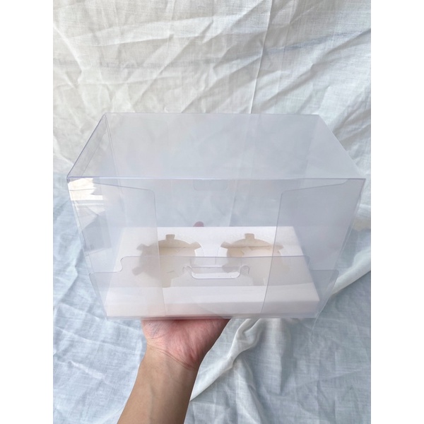 Mika cupcakes box/transparent mika cupcake cake box | Shopee Malaysia