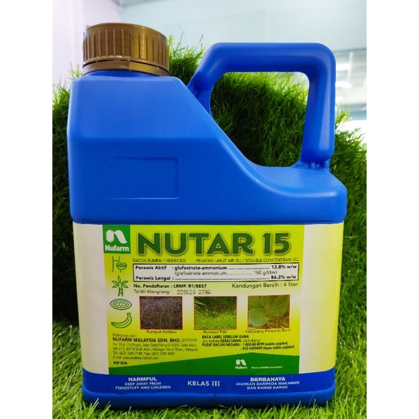 Nutar 15 4liter / Sejenis Racun Basta 15 / durian,pisang,sayur,sawit ...