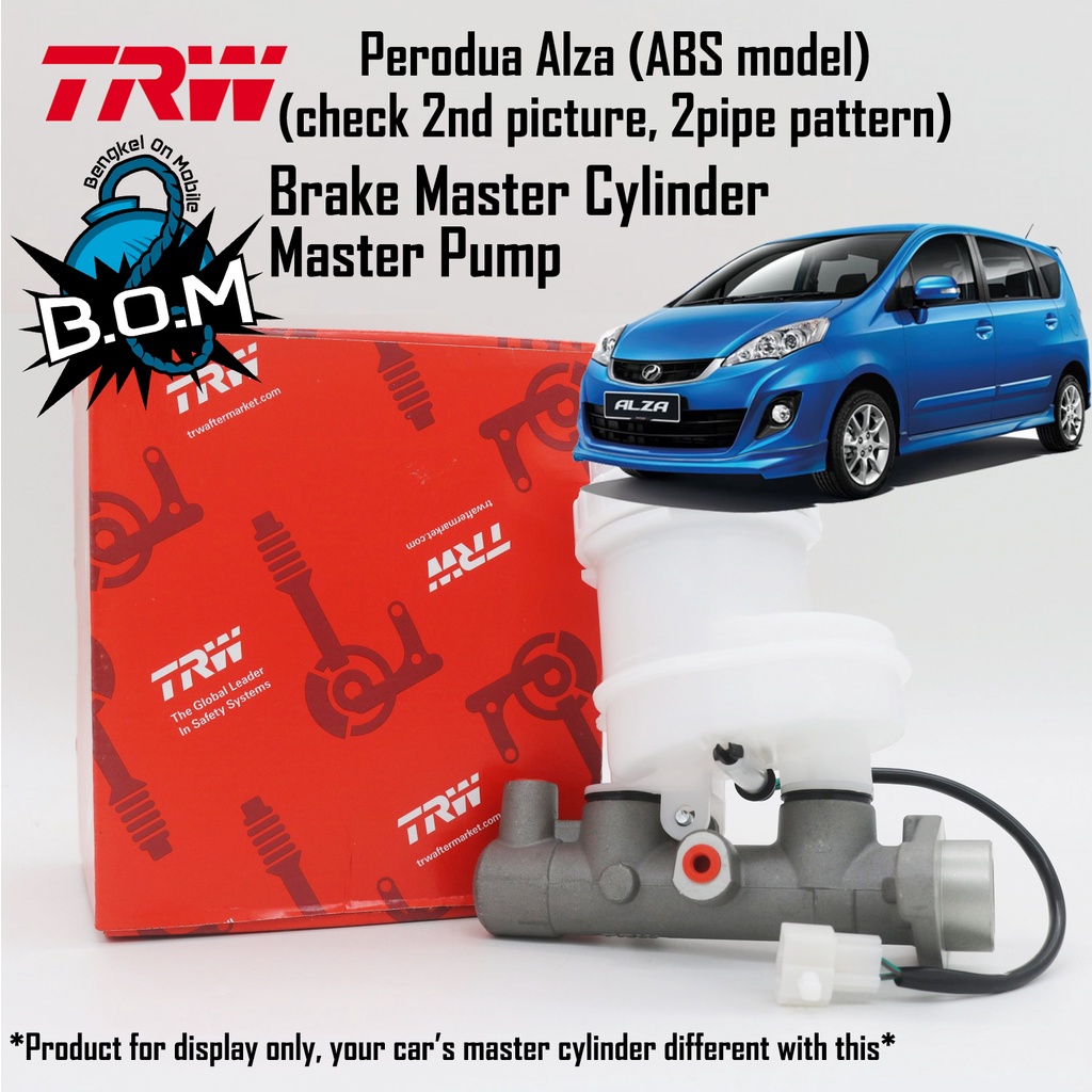TRW brake master cylinder, Brake Master Pump, Perodua Alza (ABS model ...