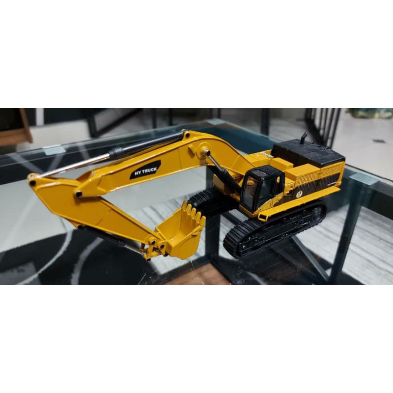 Excavator brand HY scale 1:50 diecast | Shopee Malaysia