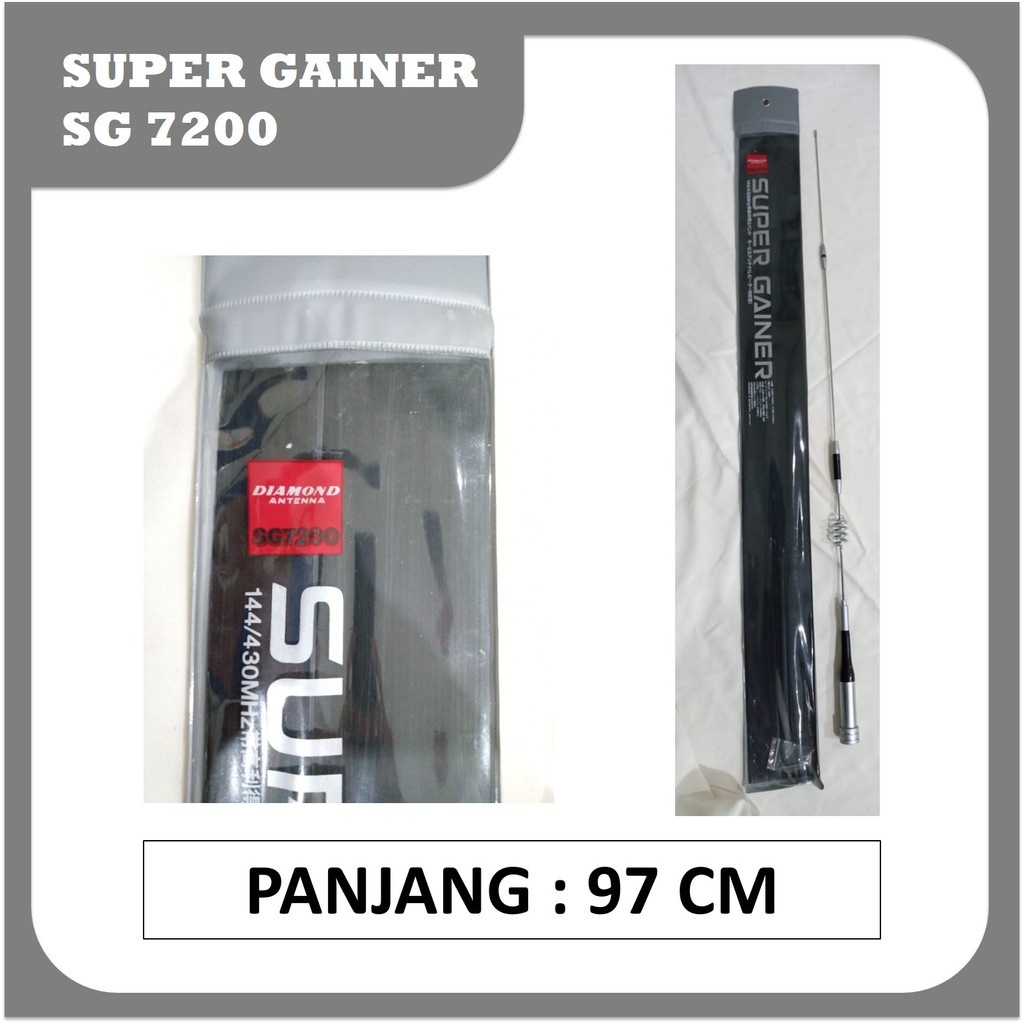 Super Gainer Car Antenna SG7200 Diamond rig Antenna SG 7200 SG-7200 VHF ...