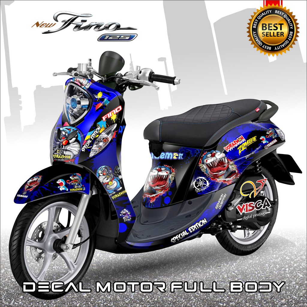 Sticker Decal fino 125 Full Body dekal fino fi Full Body+Doraemon ...
