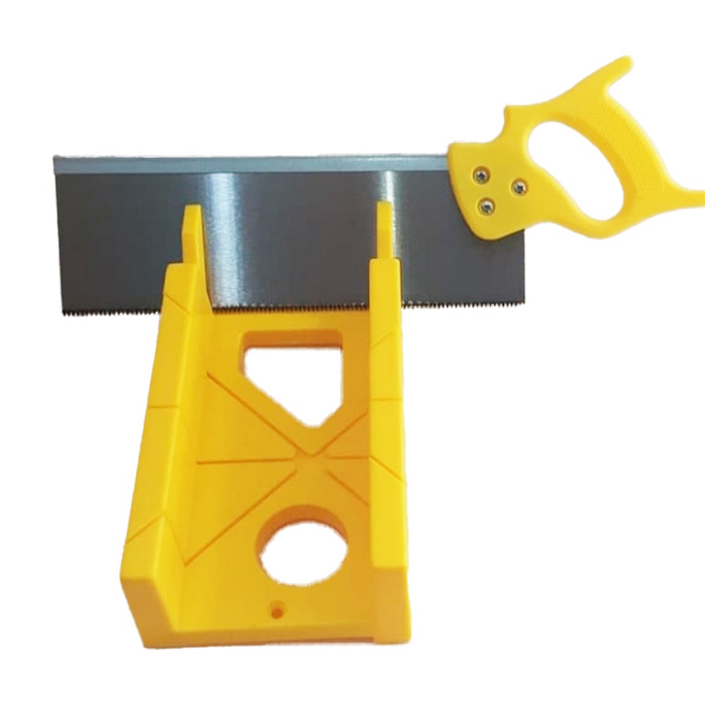 45 Degree 90 Degree Mitre Saw Box 300mm 12" Mitre Box With Tenon Saw ...