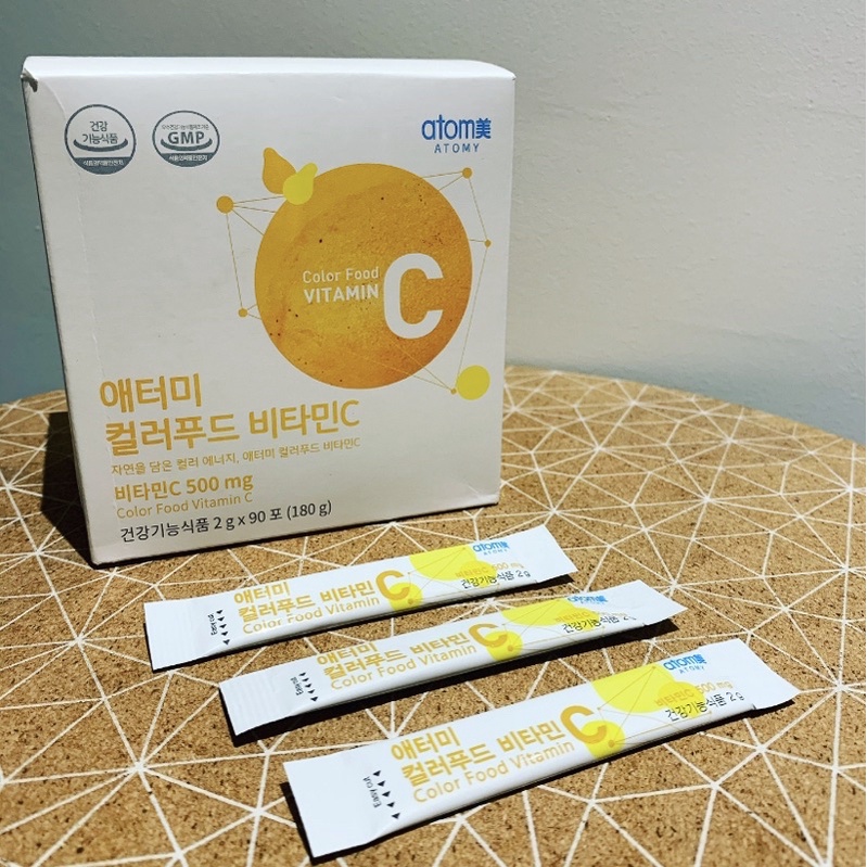 Atomy Vitamin C 500mg/ 550mg Powder (one box with 2g x 90 sachets ...