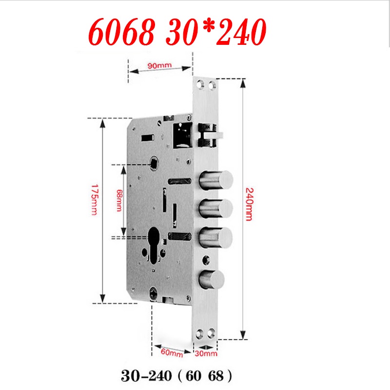 6068 7068 7568 24 240 30 240 30 388 40 388 steel security door lock ...