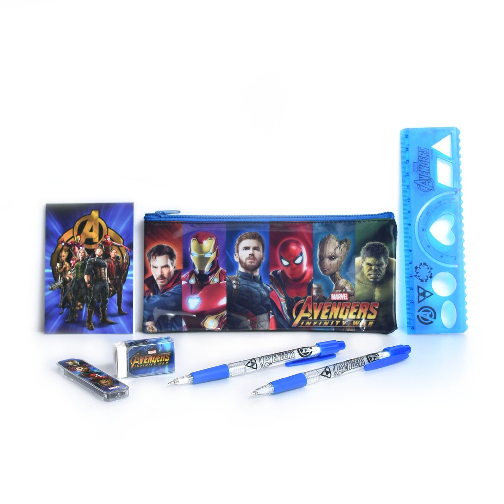 Marvel Avengers Mechanical Value Pack Mixed AV-WMSST701 Stationery set ...
