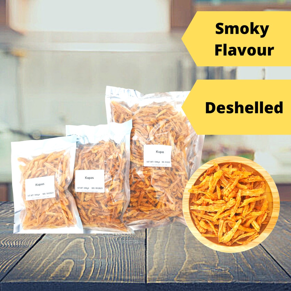 [Sarawak specialty] Sarawak deshelled smoked dried prawns / udang ...