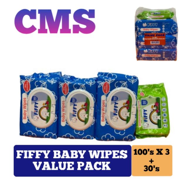 98-140 FIFFY BABY WIPES 100'SX3 | Shopee Malaysia
