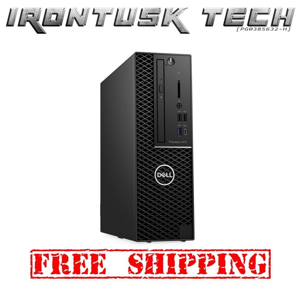 DELL PRECISION 3431 SMALL FORM FACTOR DESKTOP WITH 9th GEN i5-9500, 2 x ...