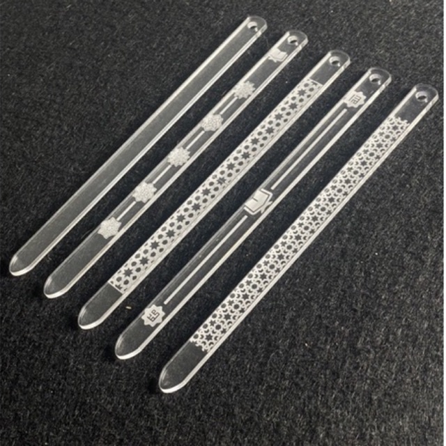 Penanda Buku corak Tanpa Nama Acrylic Engrave💥Penunjuk Al-Quran ...